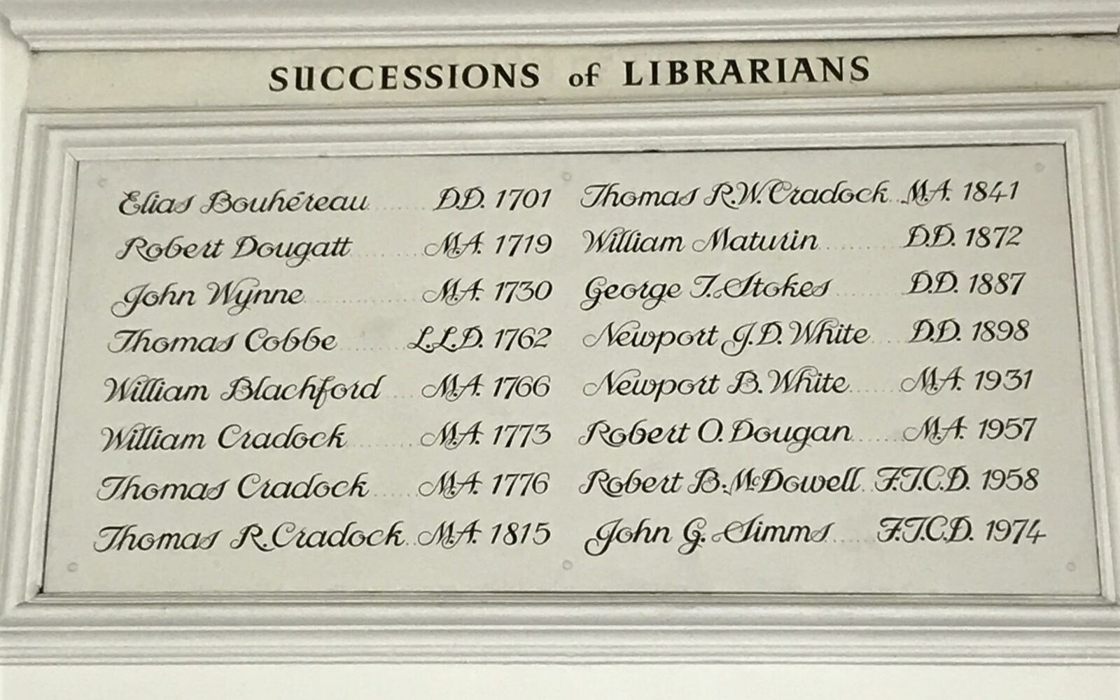 'With Apologies for Troubling You' : Marsh's 19th- and 20th-century ...